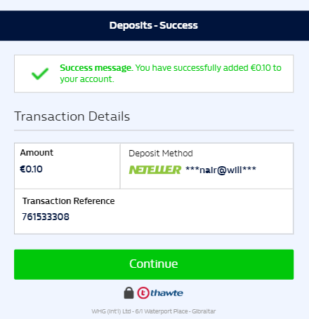 How can I use Neteller to deposit and withdraw?