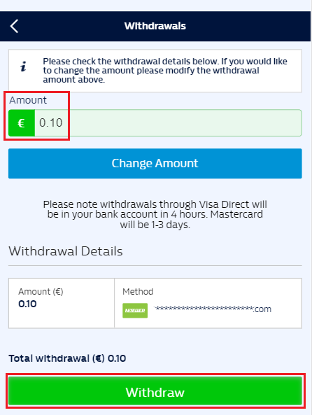 How can I use Neteller to deposit and withdraw?