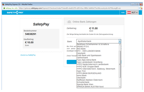 How can I use SafetyPay to deposit and withdraw?