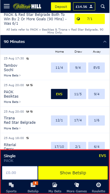 How do I use the new betslip?